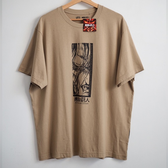 Uniqlo | Shirts | Attack On Titan The Rumbling Begins Uniqlo Streetwear ...